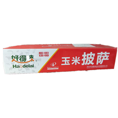 苏州好得睐玉米饼鸡肉披萨500g10片装冷冻速食半成品油炸小吃点心
