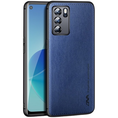 毅美适用opporeno6手机壳reno6pro+十新款素皮oppo后壳磁吸保护套高级感男士opporen5全包防摔opreno65g男5g