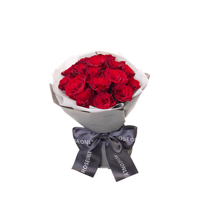 ROSEONLY钟情鲜花玫瑰手捧送女友