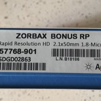 议价安捷伦超高效色谱柱857768-901 ZORBAX BONUS RP，2.150mm1.8