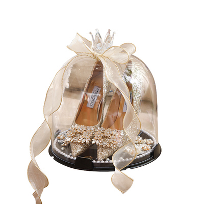 婚鞋盒带锁结婚接亲游戏道具创意