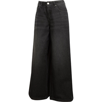 Adidas/阿迪达斯正品三叶草女士日常经典宽松牛仔运动长裤JV7453