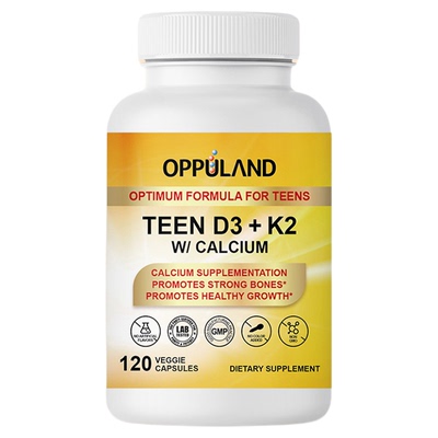 维生素D3K2钙胶囊青少年成长钙片