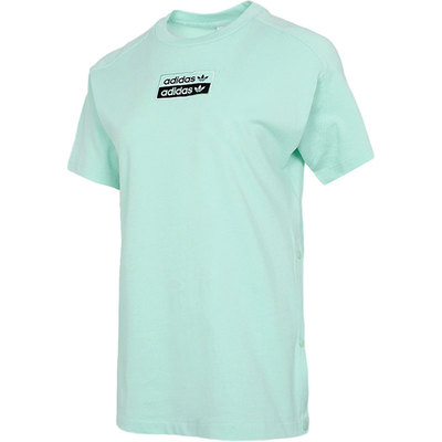 Adidas/阿迪达斯正品 新款三叶草短袖女半袖圆领宽松T恤GT5996