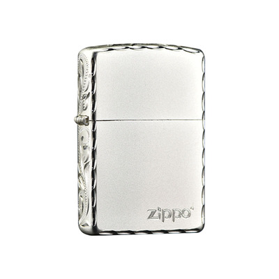 zippo打火机渡银繁花标志