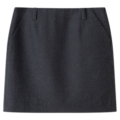 RUISHI芮时100羊毛通勤半身短裙