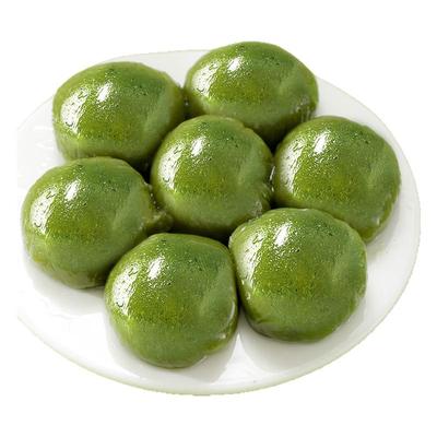 艾草青团蛋黄肉松豆沙黑芝麻网红零食清明团子糕点心糯米糍粑小吃