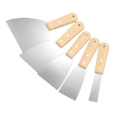 得力不锈钢油灰刀多用途清洁铲刀