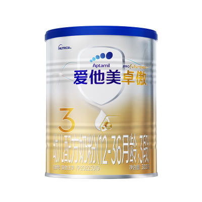 爱他美卓傲3段幼儿配方奶粉