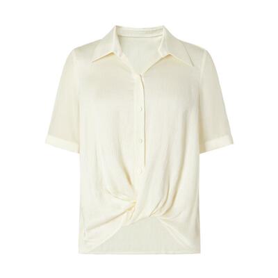 【真丝系列】电商专款IMM尹默女装桑蚕丝真丝T恤上衣夏