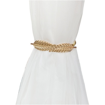 轻奢侈金属弹簧样板间窗帘绑带