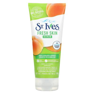 St. Ives进口圣艾芙新鲜杏仁磨砂膏全天然去角质洁面乳洗面奶守护