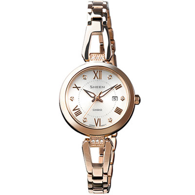 卡西欧优雅时尚石英太阳能女表