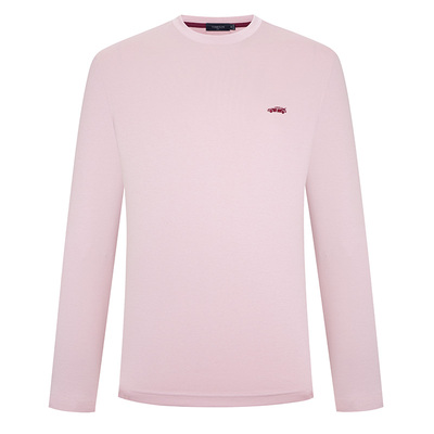 东博利尼秋季粉色长袖圆领T恤