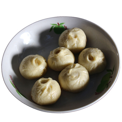 自采黑猪肉面粉无菌车间手工包制