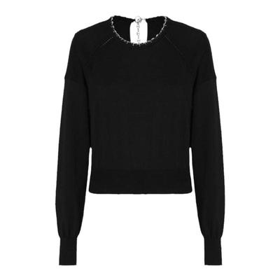 商场同款针织衫HPLY链条装饰