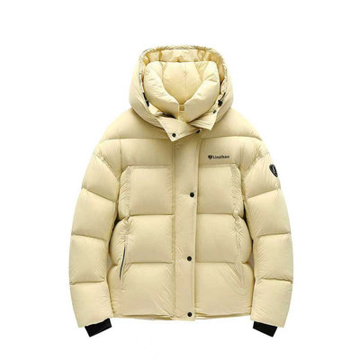 林子涵95白鸭绒羽绒服女短款连帽加厚冬季新款保暖外套时尚百搭