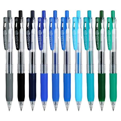 斑马JJ15按动考试中性笔彩色水笔