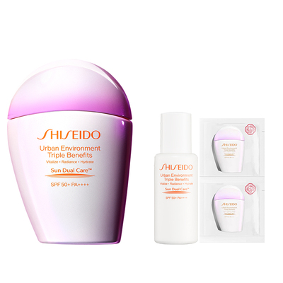 【官方正品】资生堂新艳阳粉胖子防晒霜乳液防晒乳防护通勤