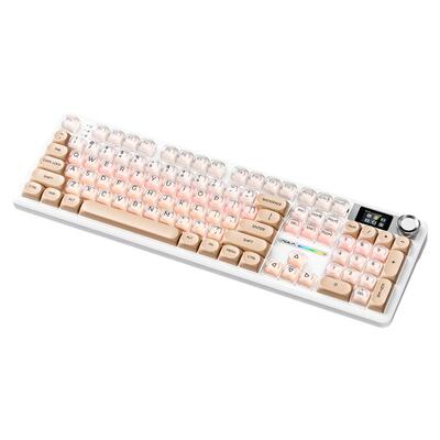 狼蛛F108PRO三模无线屏显键盘