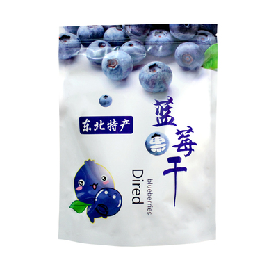 长白山蓝莓干大果东北特产微糖儿童水果干休闲零食小包装250gx2袋