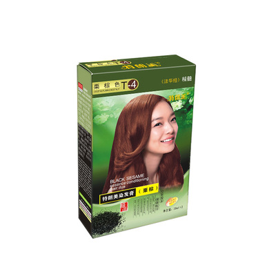 特朗美天然植物黑芝麻染发膏