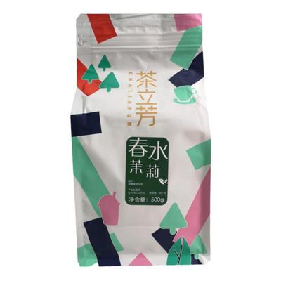 茶立芳春水茉莉雅韵绿妍500克