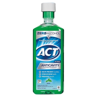 成人防蛀防龋齿含氟漱口水无酒精