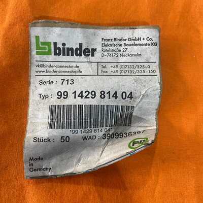 【议价】德国原装inder连接器型号99142981404