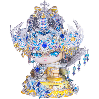 艺模喵之城美女与野兽 3D立体拼图金属拼装模型玩具摆件手工礼物