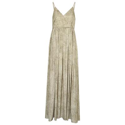 侘寂风炒色印花国风连衣裙