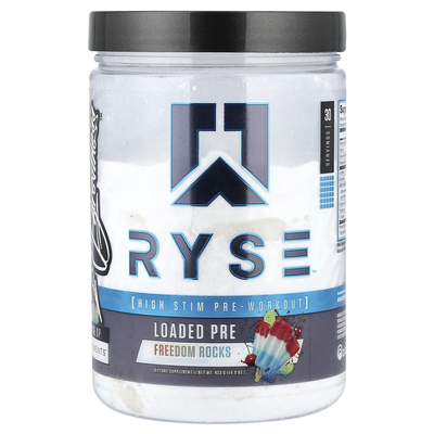 Ryse Supps,Loaded Pre，Freedom Rocks，14.8 盎司（420 克）