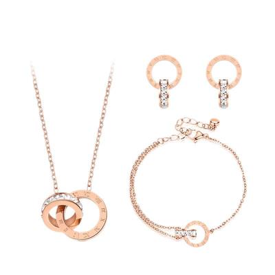 钛钢钛钢O型链女不掉色学生礼物