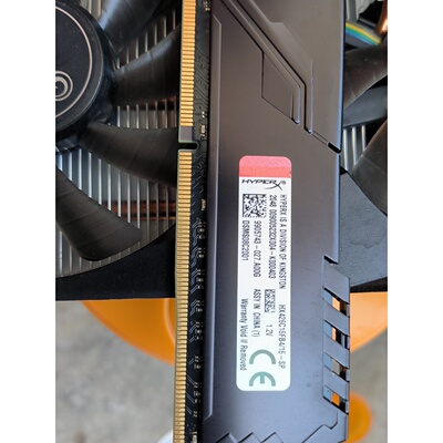 议价金士顿fury骇客神条DDR416g拆机几乎全新维修