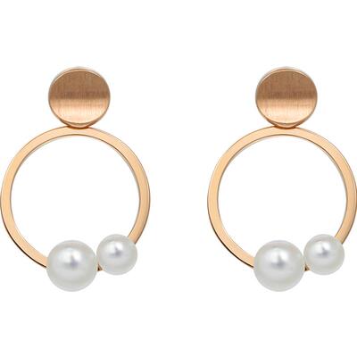 周生生DailyLuxe18K玫瑰金耳钉