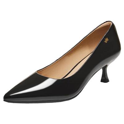 TATA他她女鞋2026春季新款浅口单鞋女真皮尖头细跟高跟鞋U3K01AQ6