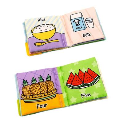 jollybaby牙胶布书宝宝益智玩具