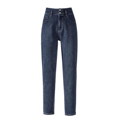 逸阳高腰显瘦加绒小个子老爹裤