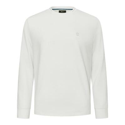 【多面弹性】G2000男装 2026春夏时尚印花logo舒适亲肤长袖T恤.