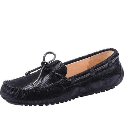 2026新款豆豆鞋真皮中老年人瓢鞋