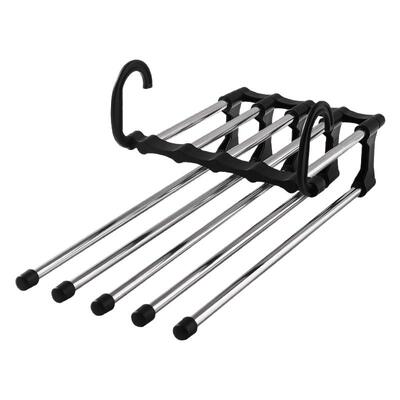 折叠裤架多功能多层裤子衣架家用魔术无痕裤夹衣柜收纳神器裤挂架