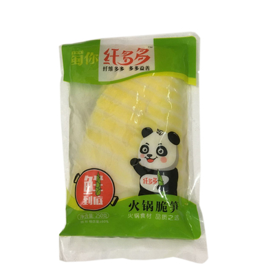 火锅脆笋蜀你纤多多大刀笋片500g