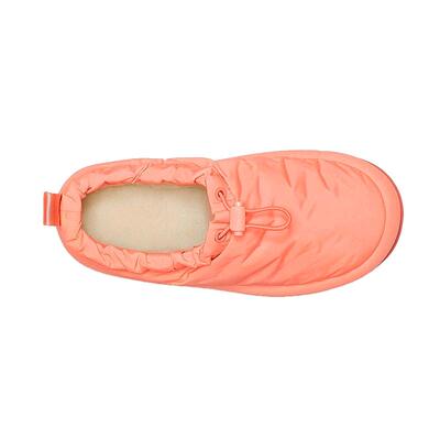 自营欧洲直邮UGG22秋冬款橘色织物面料弹力带调节橡胶鞋底防水拖