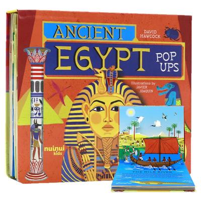 古文明系列古埃及弹出式立体书英文原版绘本 Ancient Civilisations Pop-Ups Ancient Egypt儿童历史科普精装纸板3D视觉立体翻翻书