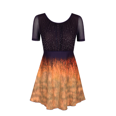 凯迪龙游泳衣连体裙式显瘦塑身