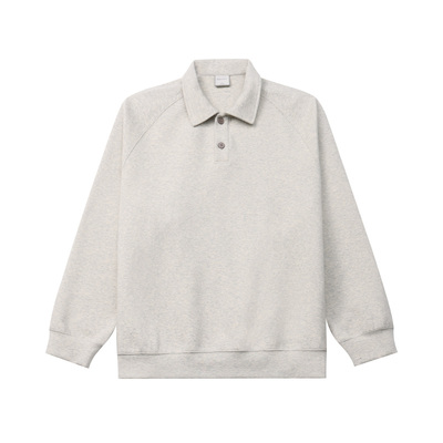 Madcloud廓形polo领美式卫衣