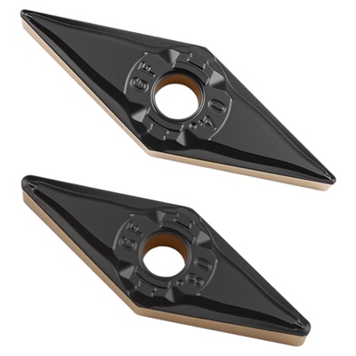 数控刀片双色35度菱形尖刀车床双色VNMG160404-GF 08-GF调质钢