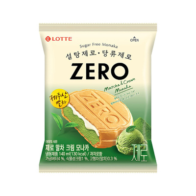 乐天进口无糖抹茶莫纳卡冰淇淋