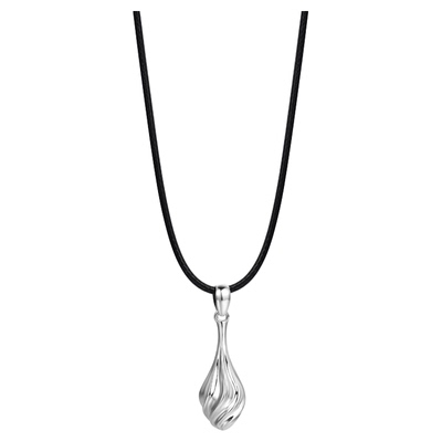 MIKOCH波纹水滴吊坠项链毛衣链