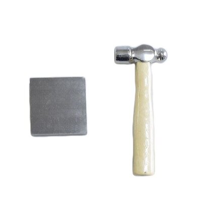 手工敲线圆头锤首饰锤扁铜线戒指